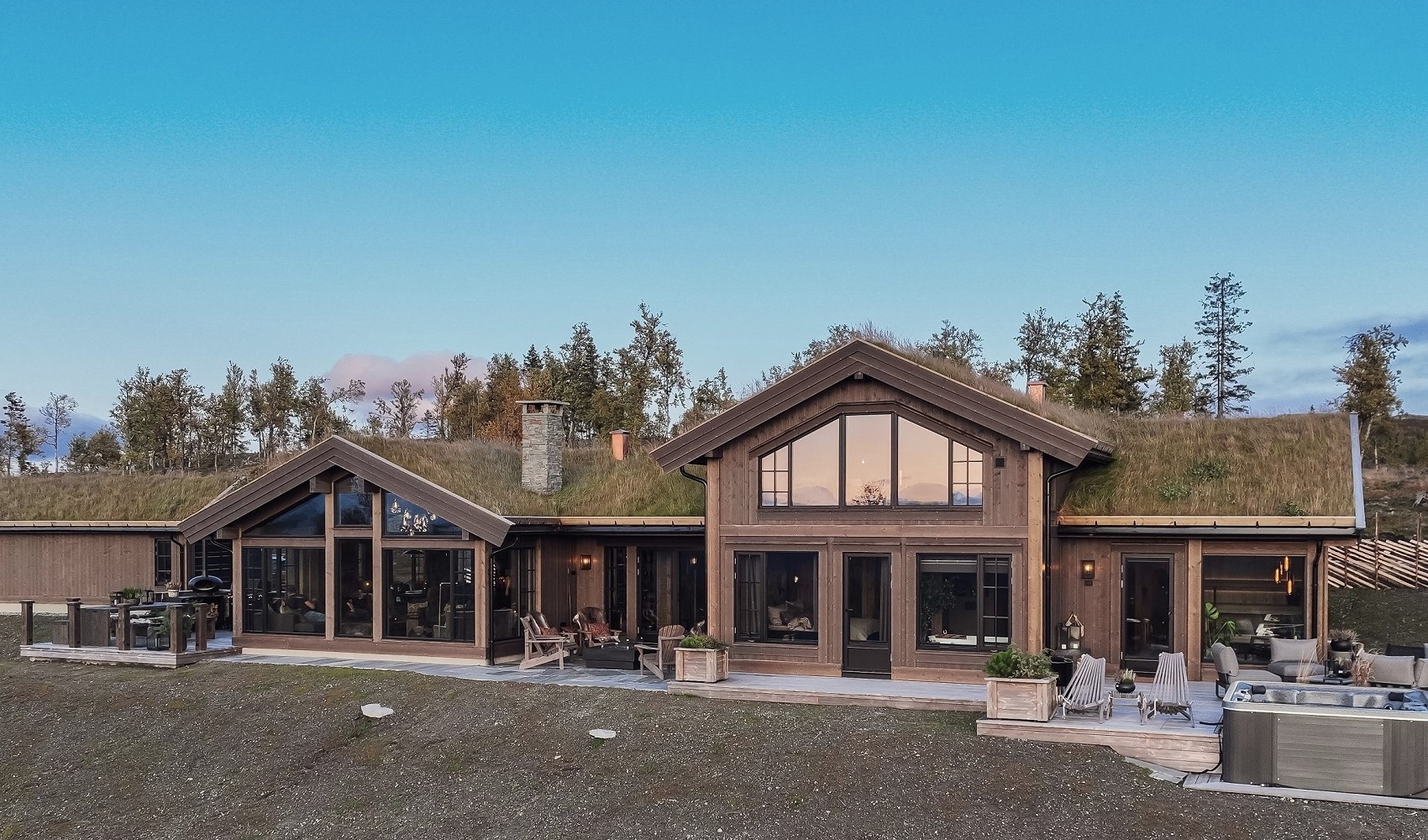 Geilo 1 | Tiurtoppen hytter - Hytteleverandør av arkitekttegnede hytter